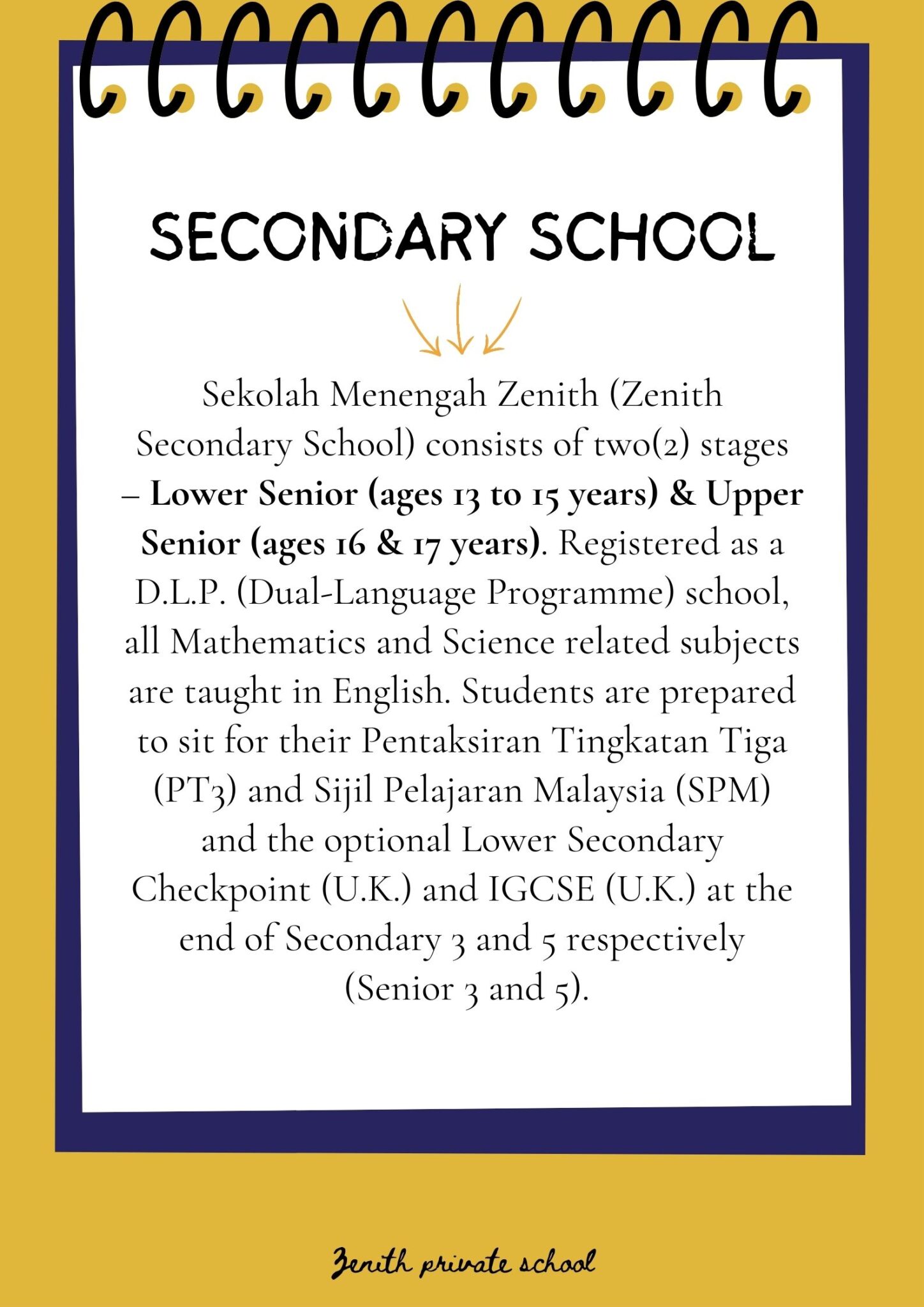 Zenith Private Schools Klang - Primary & Secondary